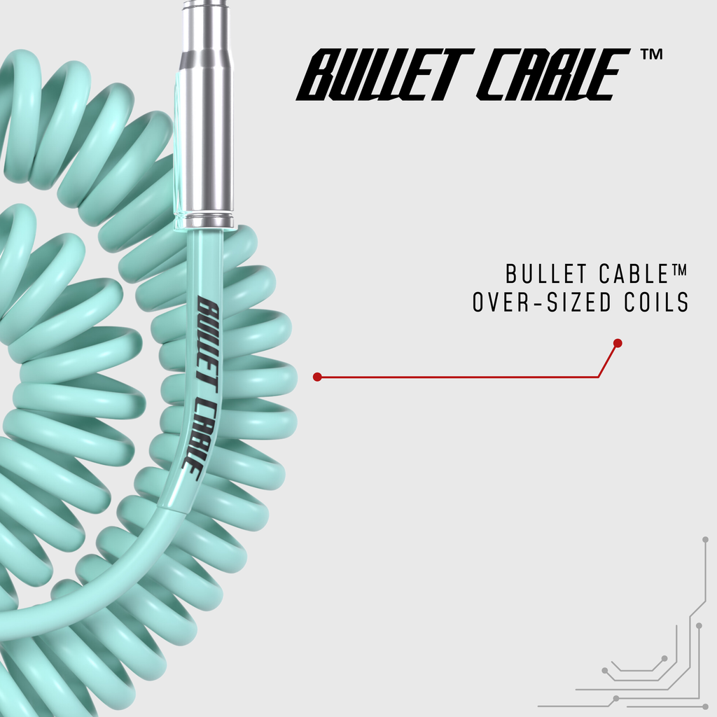 Bullet Cable 15′ Classic Seafoam Coil Cable – Vintage Vibe, Modern ...