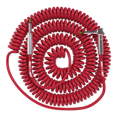 Bullet Cable 30′ Classic Red Coil Cable – Bold Design, Unmatched ...